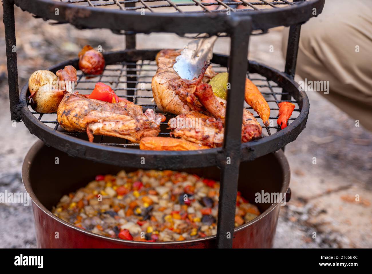 Mandi zurbian rice grill chicken hi-res stock photography and images ...