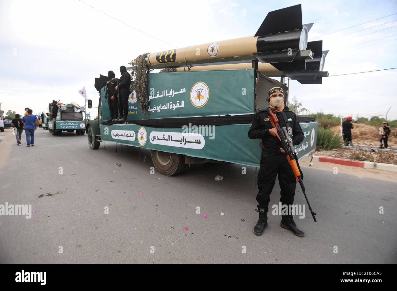 Middle East News/Gaza/Palestinian Territories Palestinian militants of ...