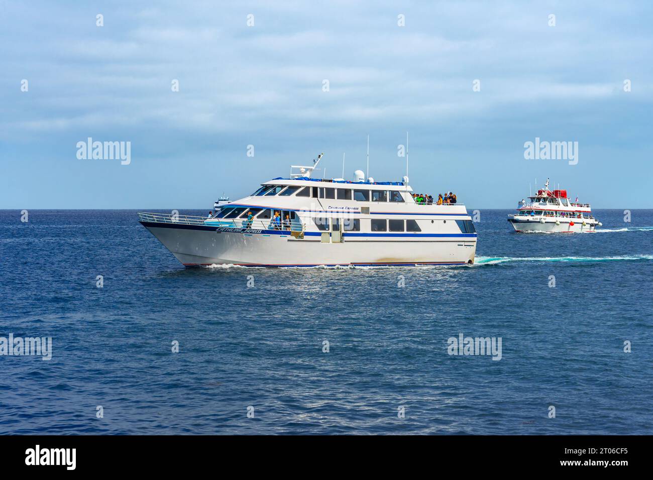 Avalon, CA, USA - September 13, 2023: Catalina Express and Island ...