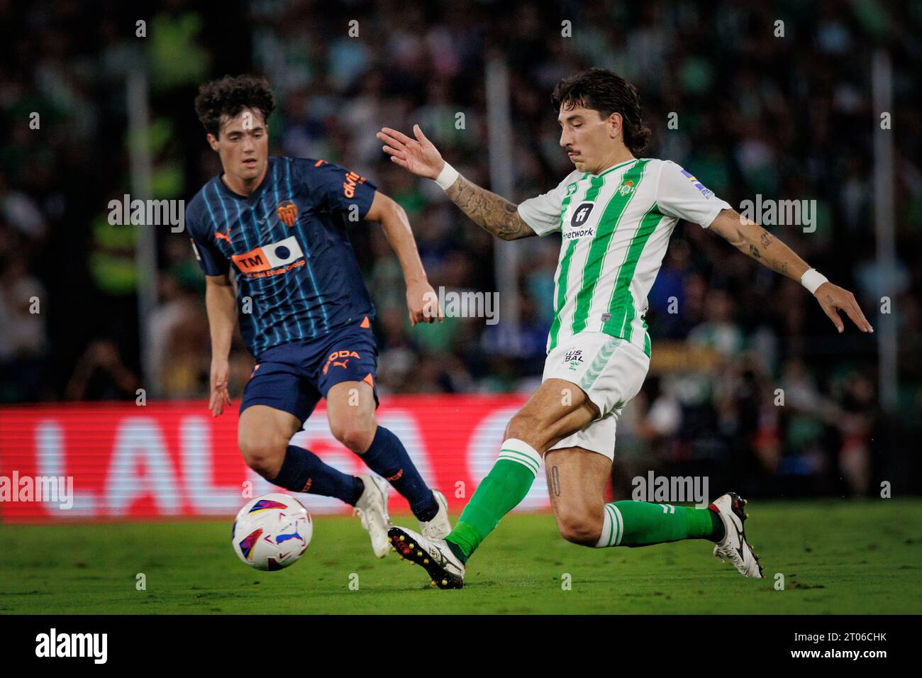 Hector Bellerin during La Liga 23/24 game between Real Betis and ...