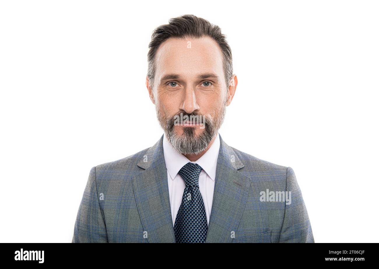 Mature businessman. Business boss portrait of business man. Successful ...
