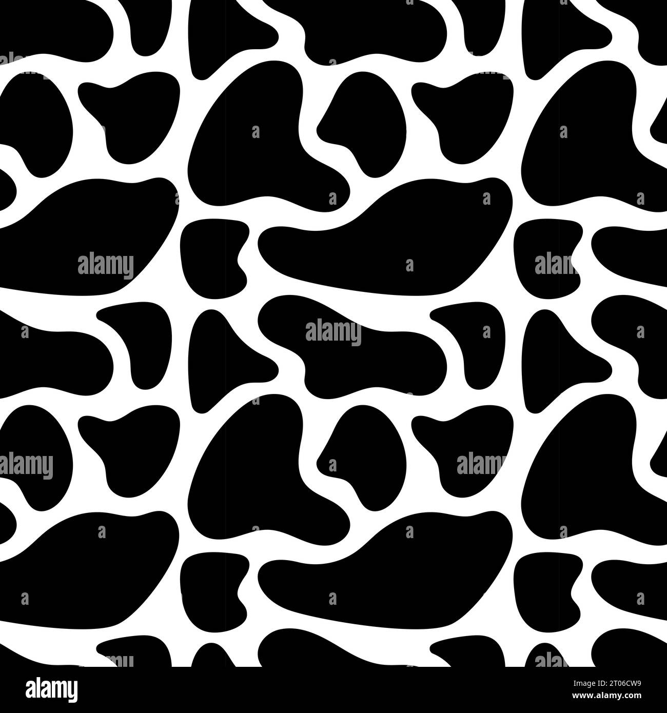 White cow black spots Black and White Stock Photos & Images - Alamy