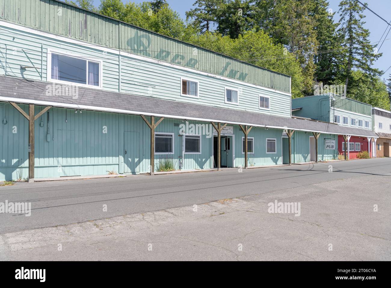 Orca Inn and Pub on Fir Street in Alert Bay, British Columbia, Canada ...