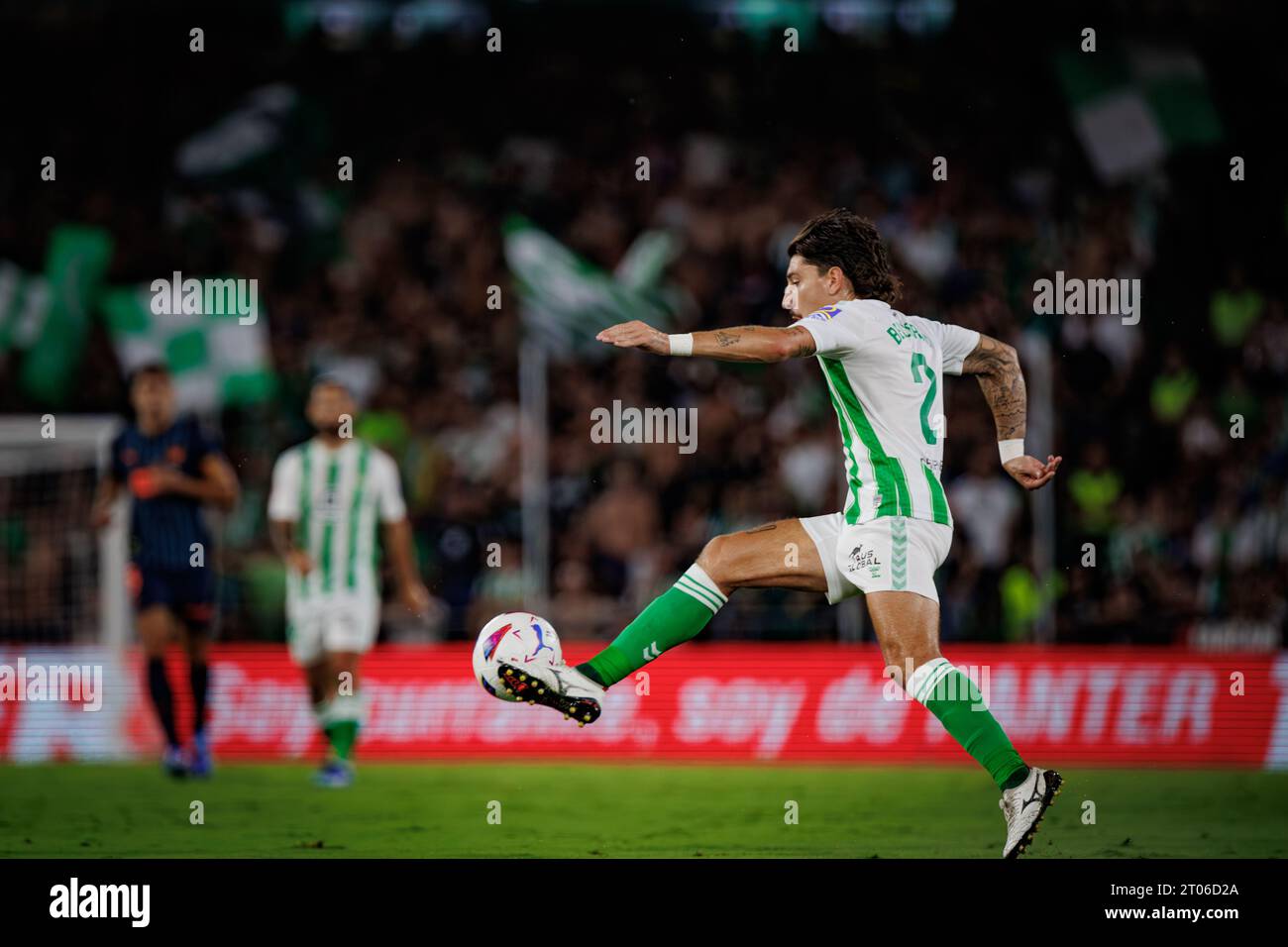 Hector Bellerin during La Liga 23/24 game between Real Betis and ...