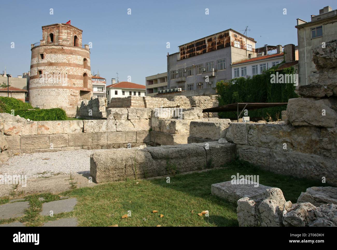 Located in Edirne, Turkey, the Macedonian Tower was built during the ...
