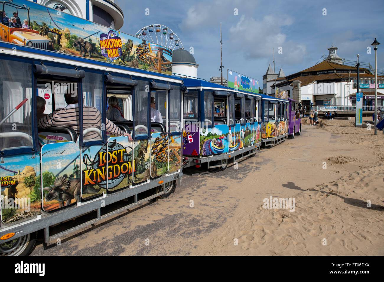 Bournemouth land train hi-res stock photography and images - Alamy