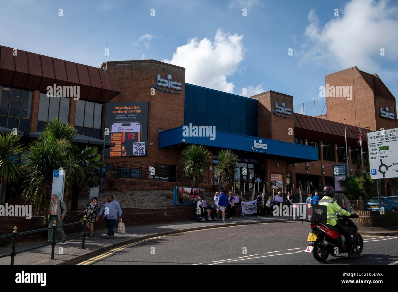 The Bic or Bournemouth International Centre at Bournemouth in september ...