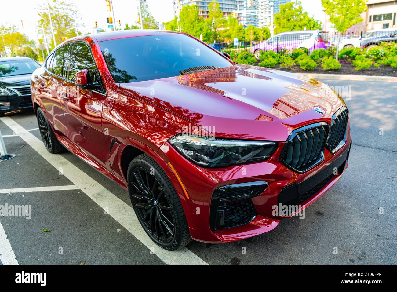 New York City, USA - May 10, 2023: 2020 BMW X6 M Competition suv car ...