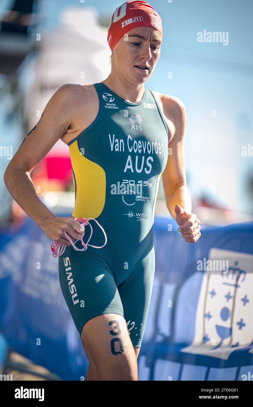 Natalie Van Coevorden participating in Pontevedra in the 2023 World ...