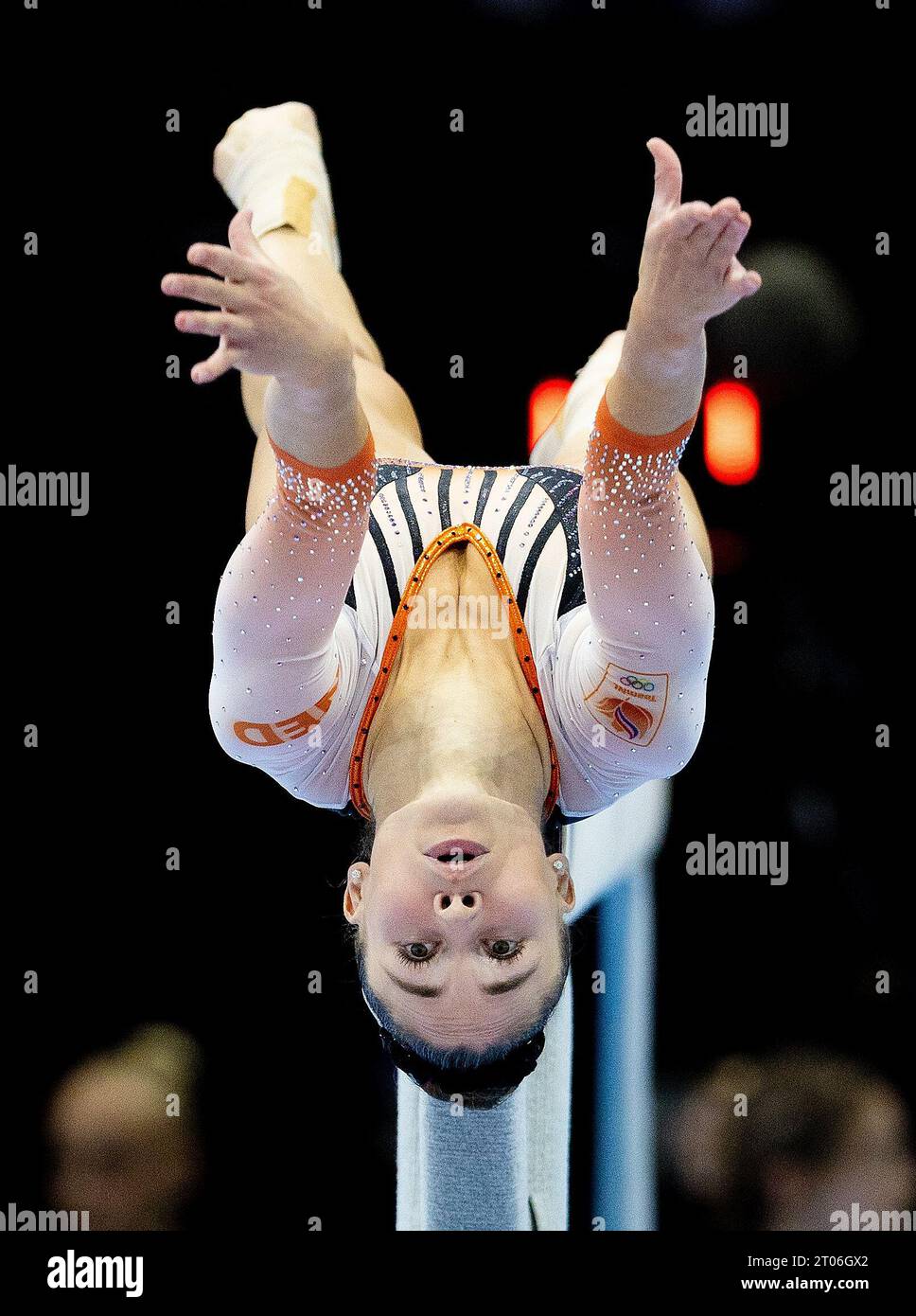 ANTWERP - Gymnast Eythora Thorsdottir in action during the team final ...