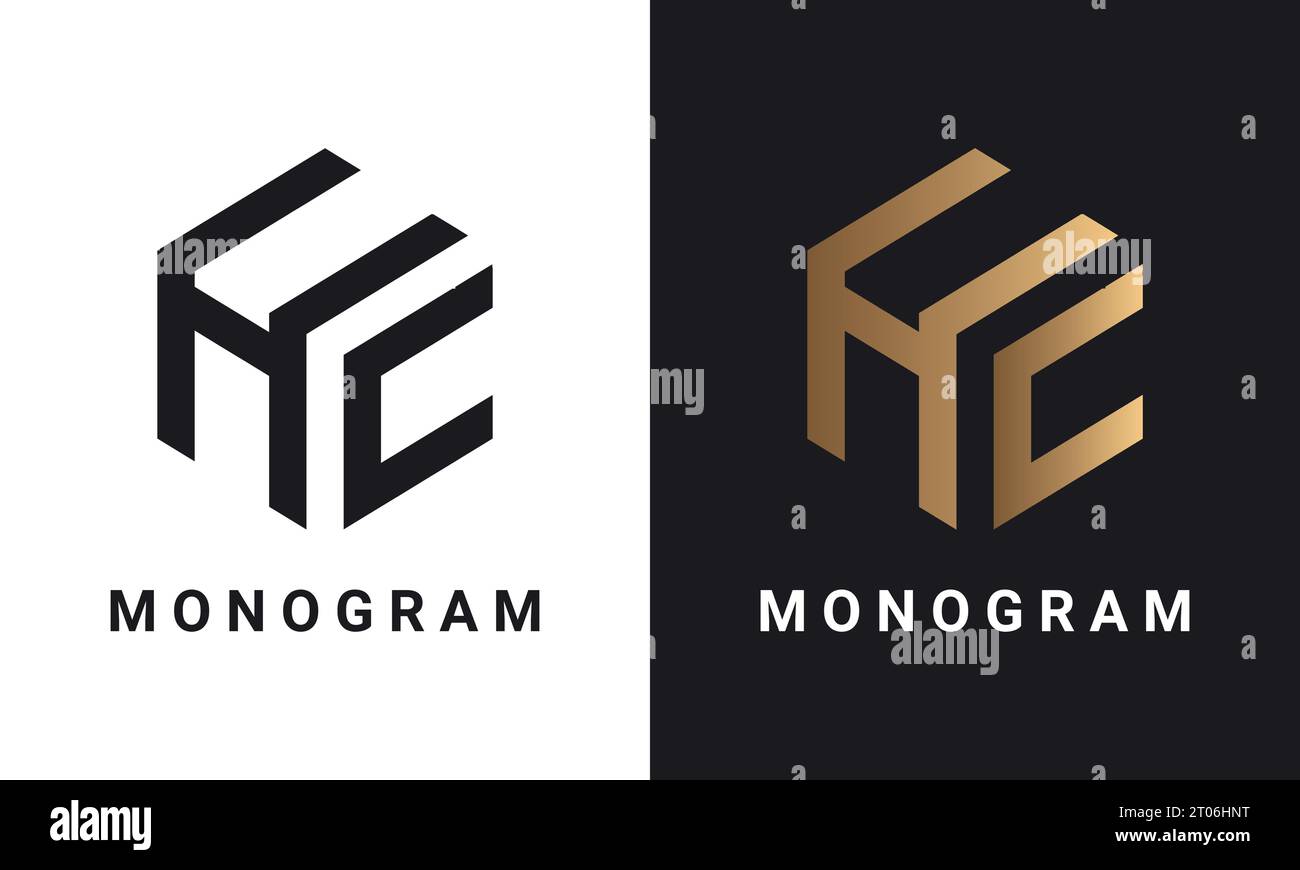 Letter h c logo hi-res stock photography and images - Alamy