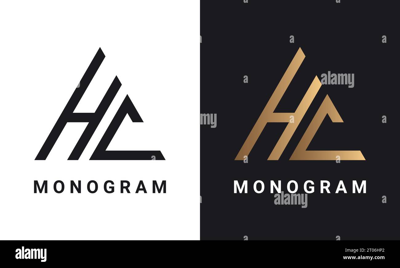 Letter h c logo hi-res stock photography and images - Alamy