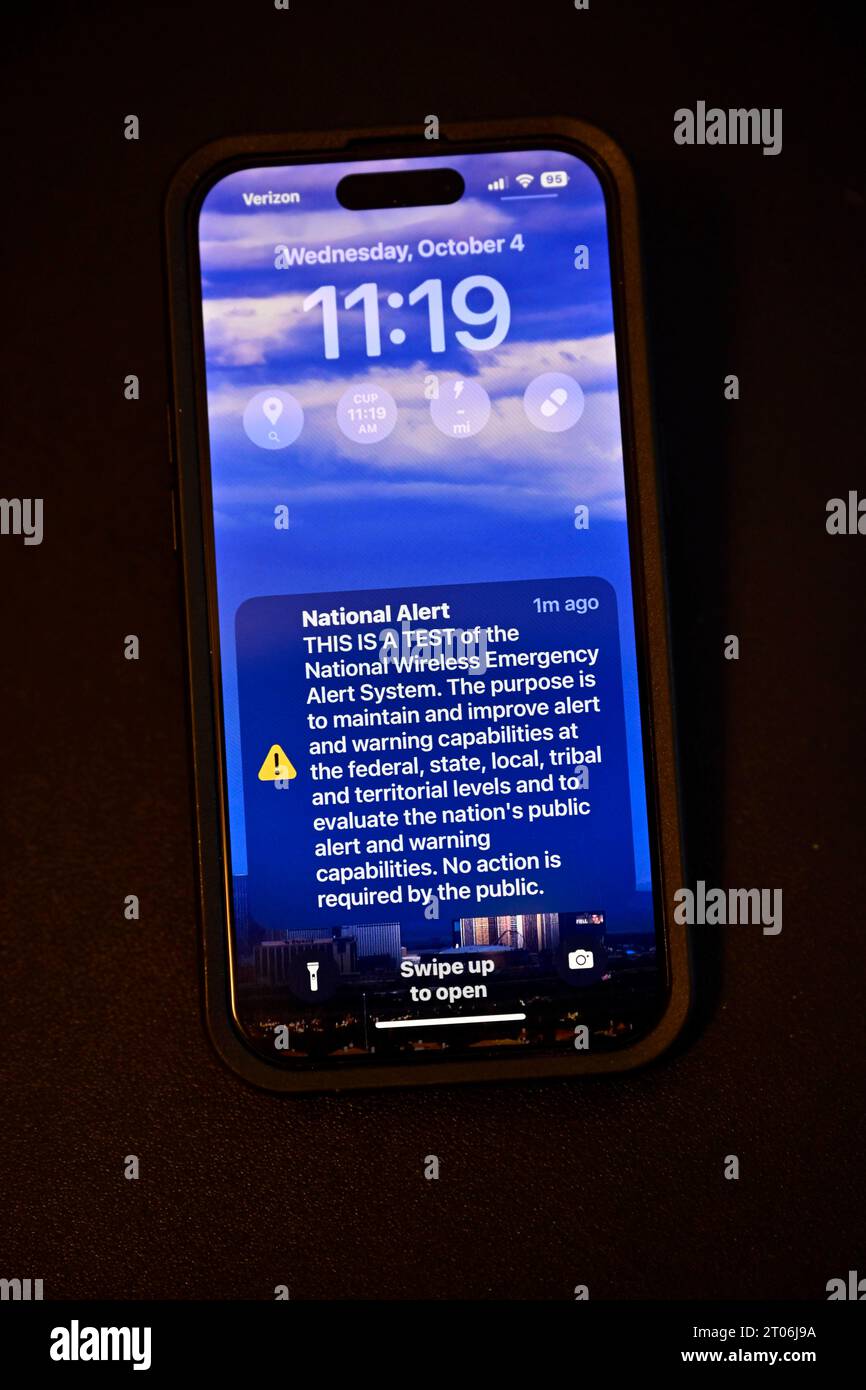 Fema emergency alert system hi-res stock photography and images - Alamy