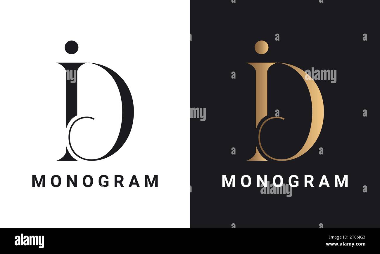 Initial id logo Stock Vector Images - Alamy