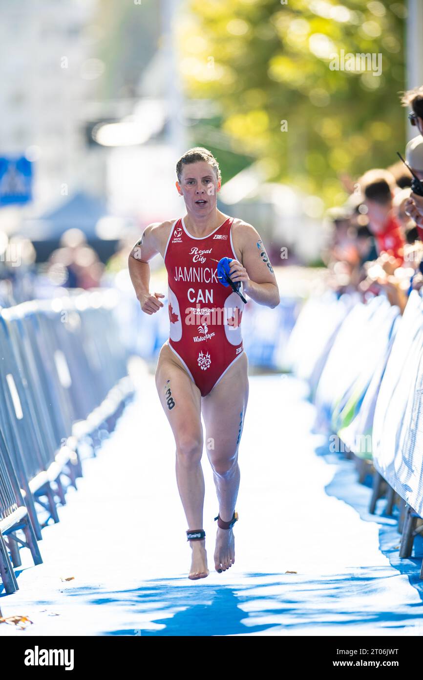 Dominika Jamnicky participating in Pontevedra in the 2023 World ...