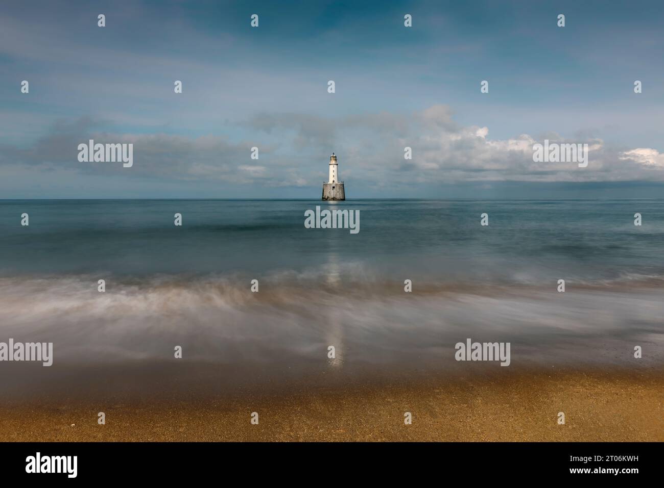 The Rattray Head Lighthouse is only accessible during low tide and is ...