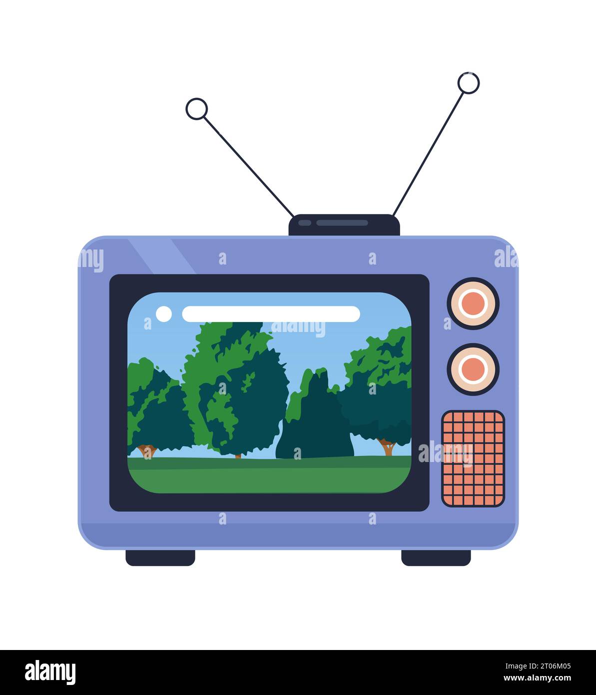 1970s tv Stock Vector Images - Alamy