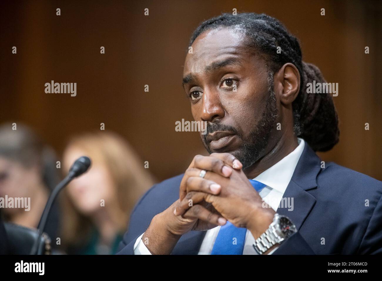 Washington, Vereinigte Staaten. 04th Oct, 2023. Jamel Semper appears ...