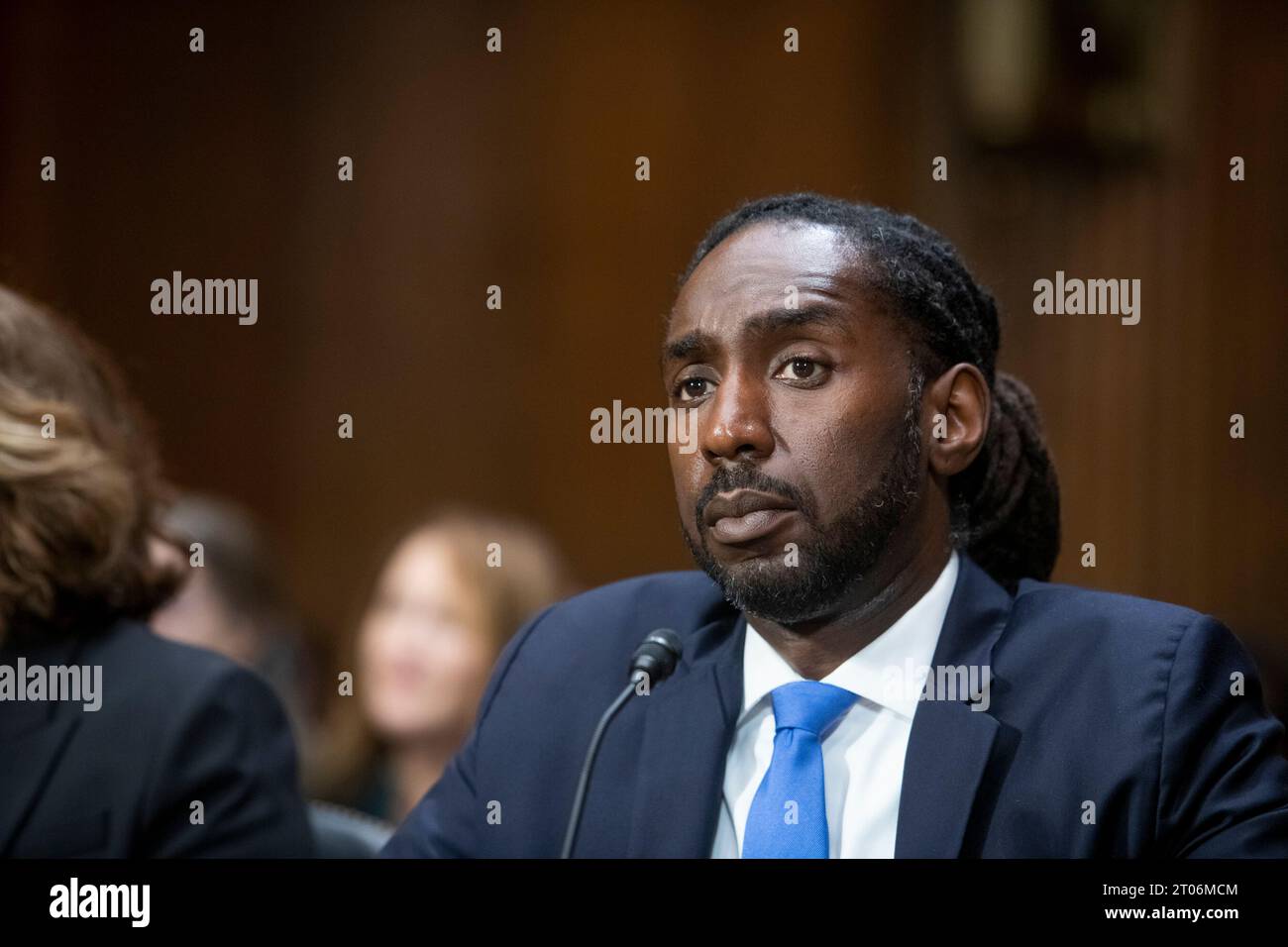 Washington, Vereinigte Staaten. 04th Oct, 2023. Jamel Semper appears ...