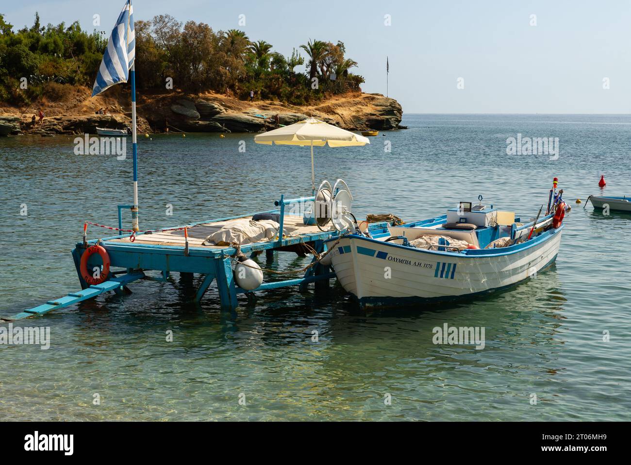 Agia Pelagia, Crete - Greece - September 26th, 2023: Beautiful sunny ...