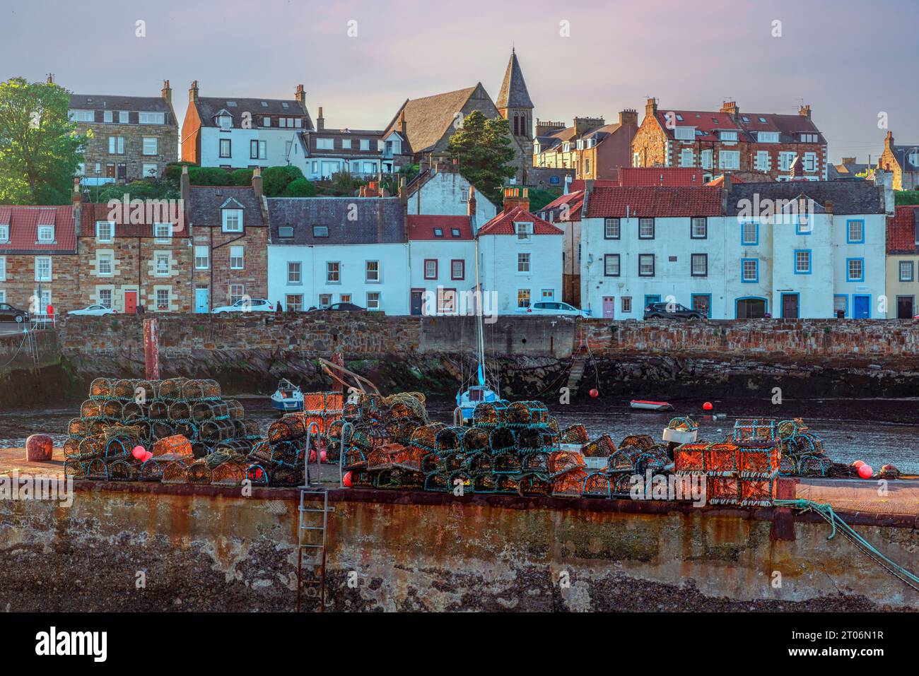 The historic harbour of St Monans in Fife, Scotland Stock Photo - Alamy