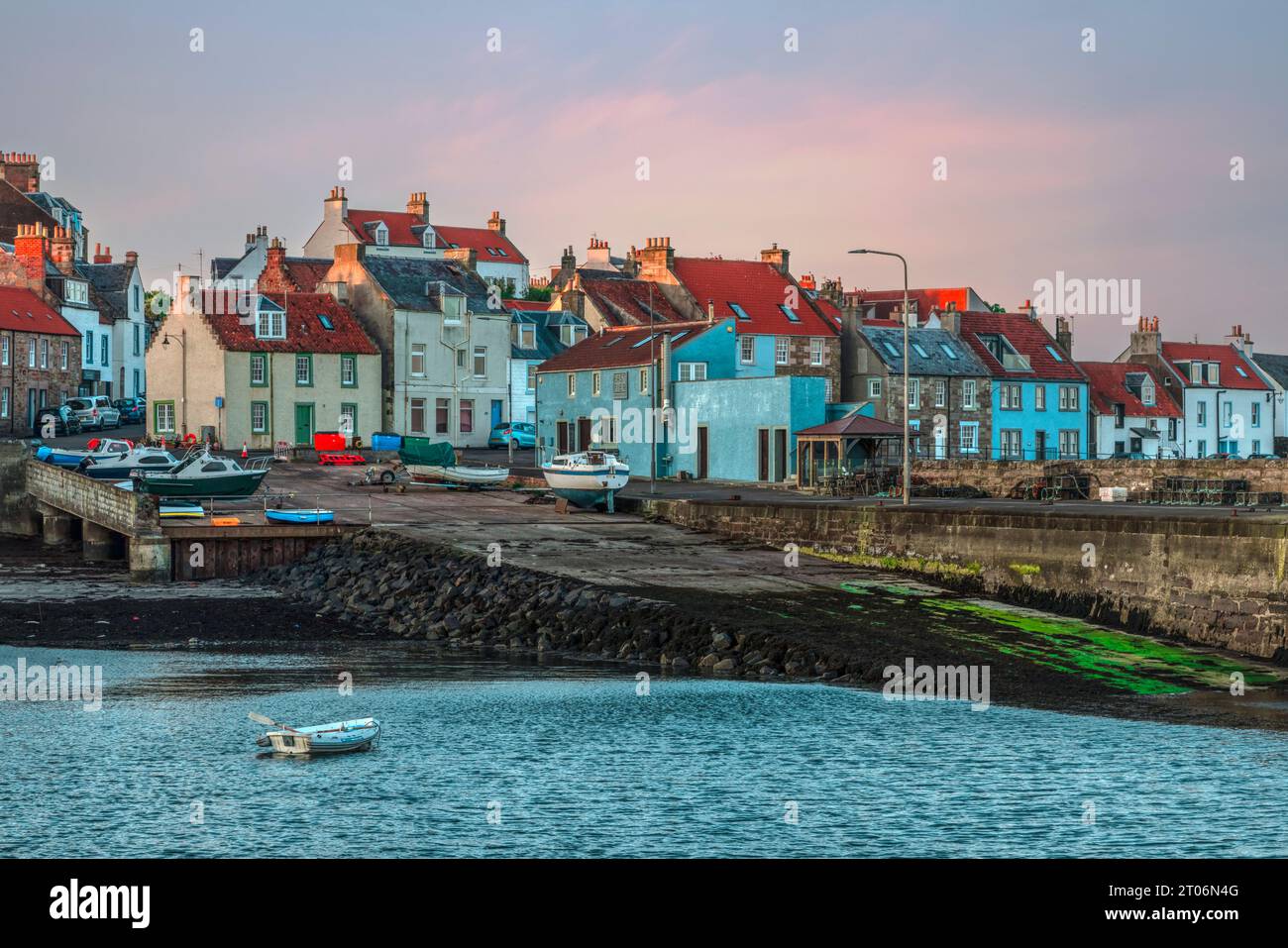 The historic harbour of St Monans in Fife, Scotland Stock Photo - Alamy
