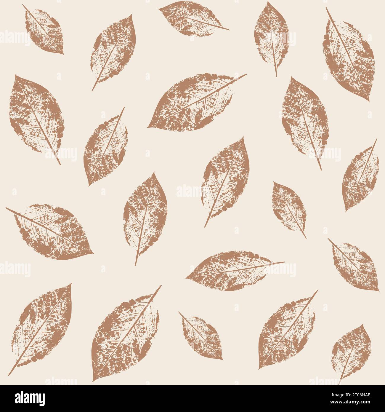 Leaf fall Seamless pattern Vector illustration Isolated Stock Vector ...