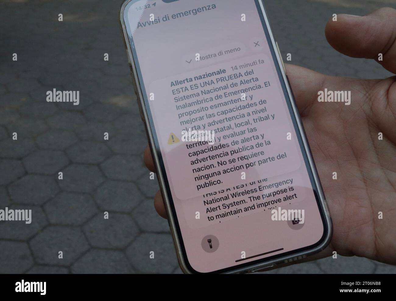 Integrated public alert and warning system hi-res stock photography and ...