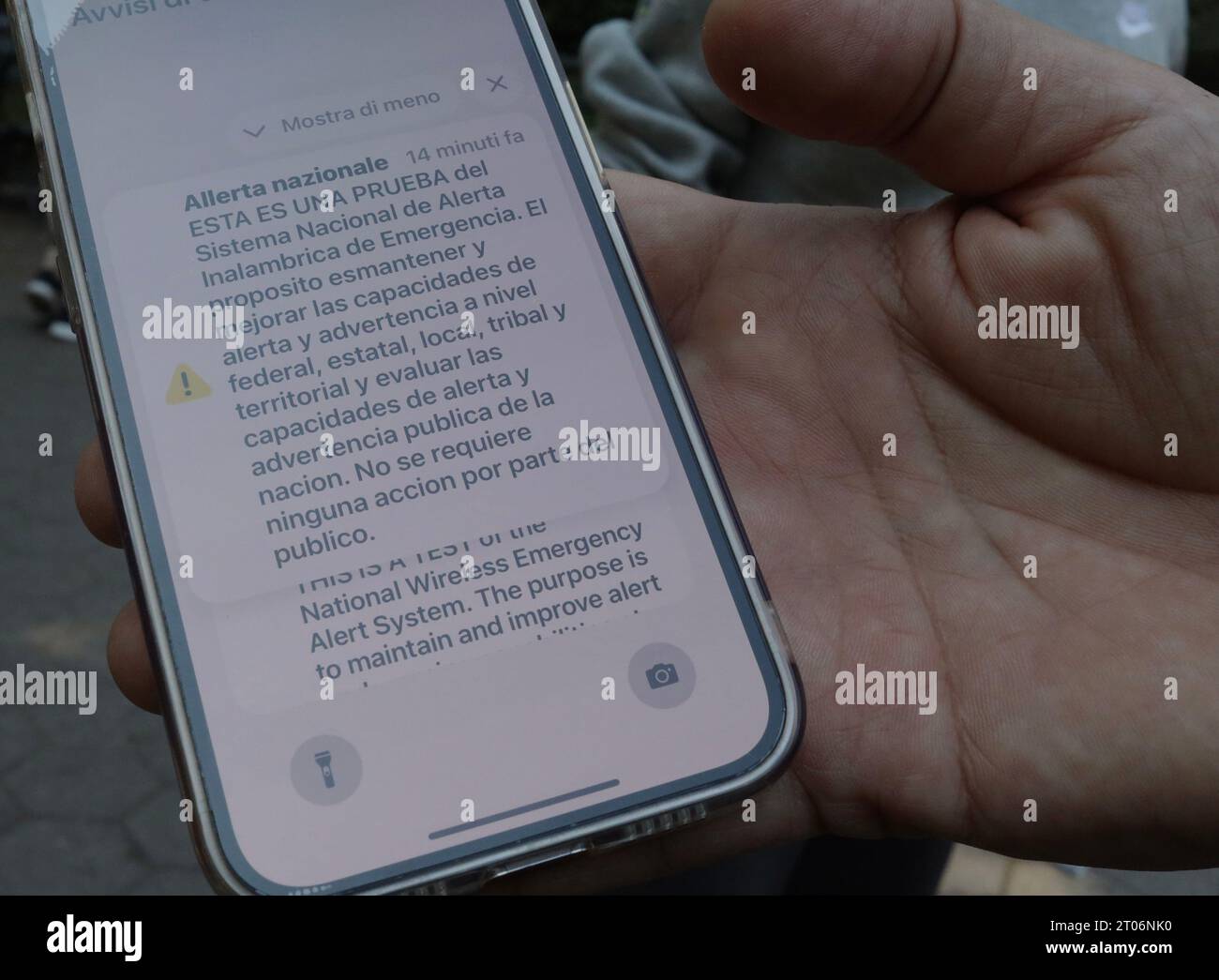 October 4, 2023, New York City, New York: (NEW) Nationwide Emergency ...