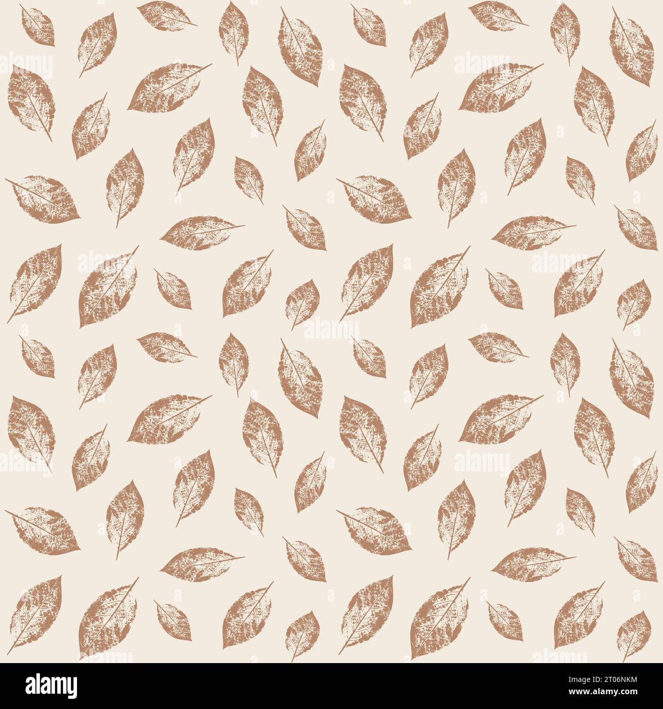 Leaf fall Seamless pattern Vector illustration Isolated Stock Vector ...