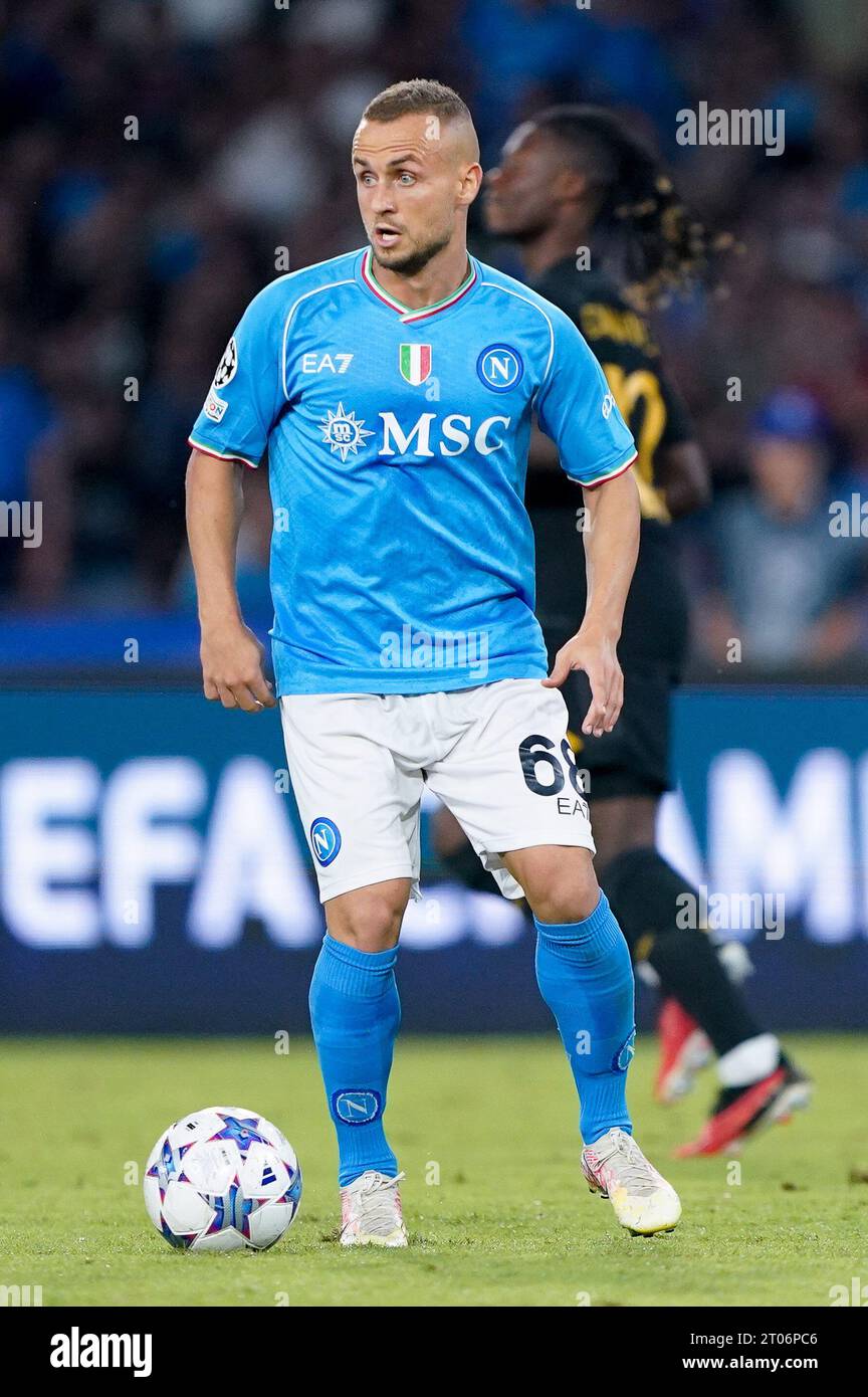 Stanislav Lobotka of SSC Napoli during the Champions League Group C match between SSC Napoli and ...