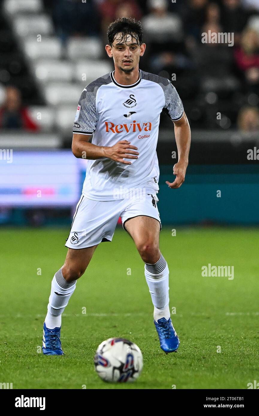 Charlie Patino #18 of Swansea City in action during the Sky Bet ...