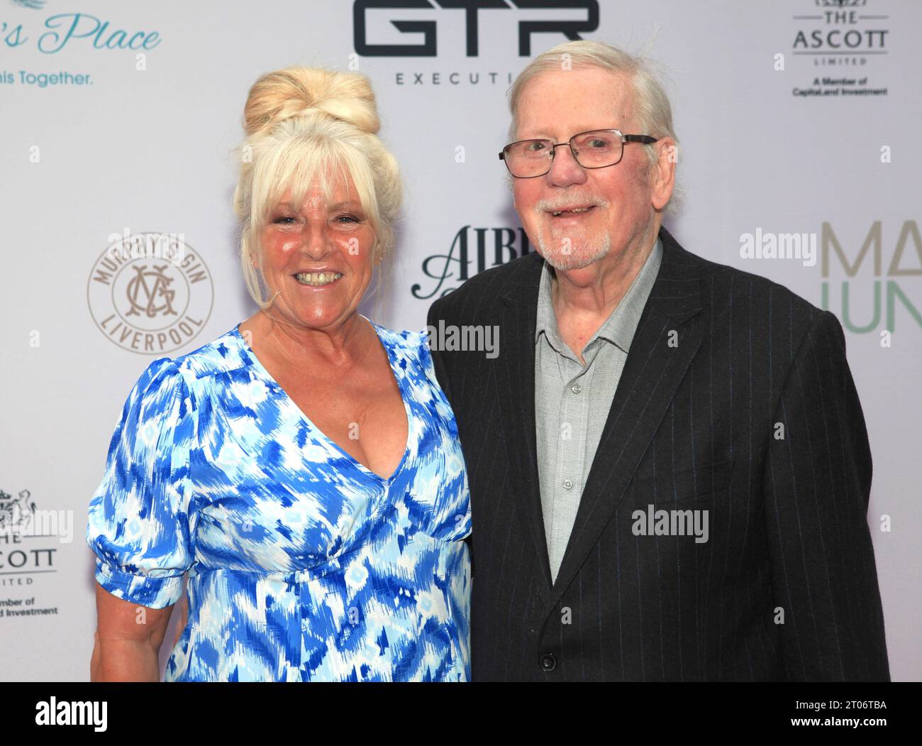 Liverpool. UK. Billy Butler and wife Lesley Butler at the Bolan’s Shoes ...