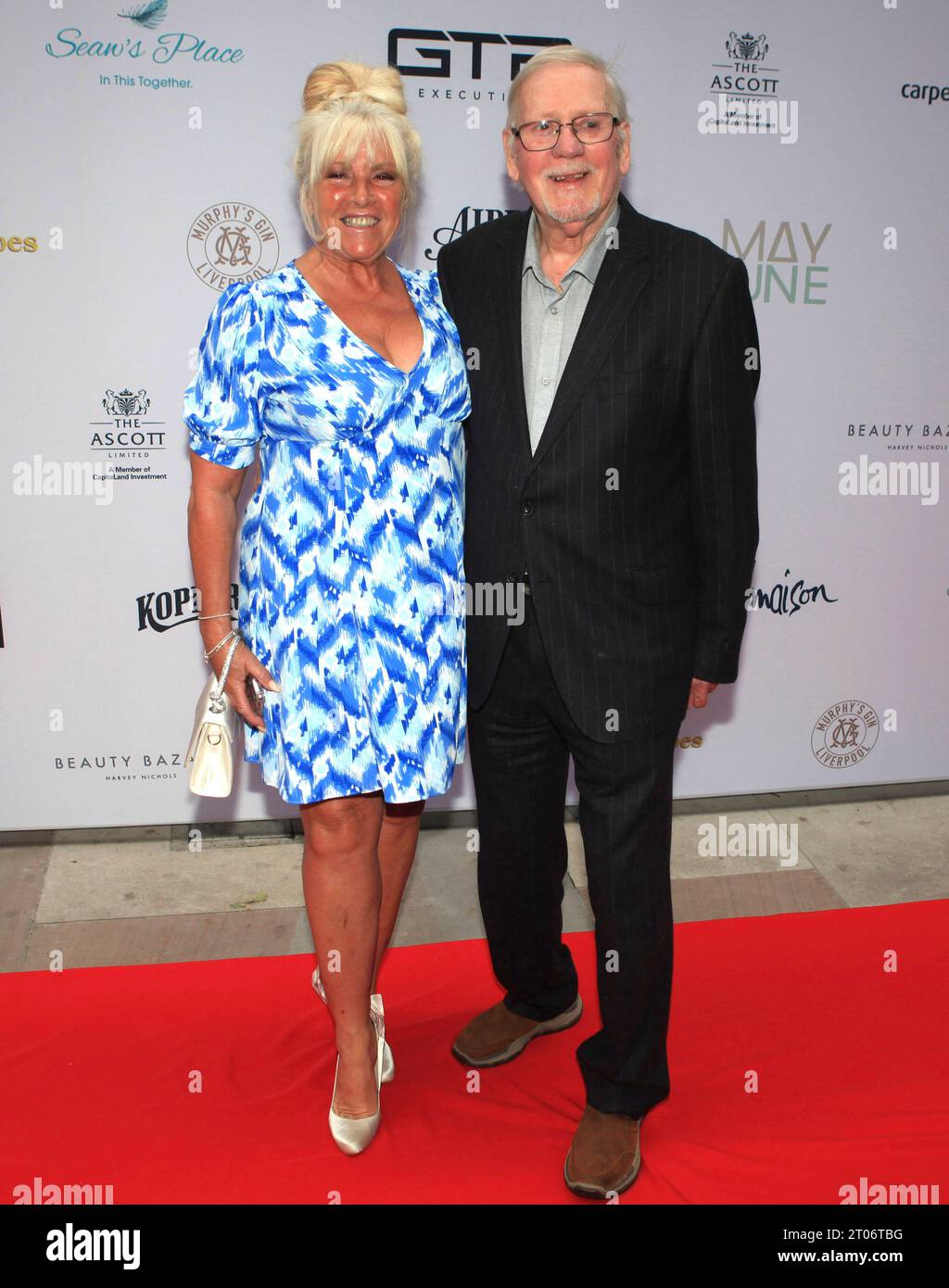 Liverpool. UK. Billy Butler and wife Lesley Butler at the Bolan’s Shoes ...