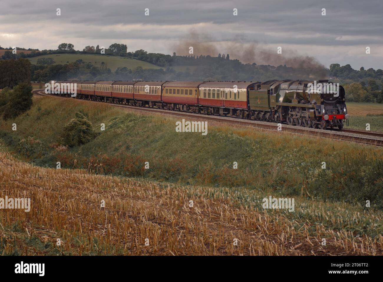Steam Train 34046 Braunton with the Steam Dreams Rail Company's ...