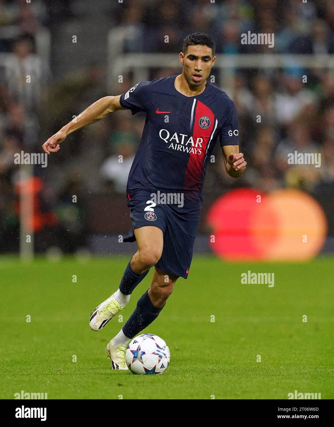 Paris Saint-Germain's Achraf Hakimi during the UEFA Champions League ...