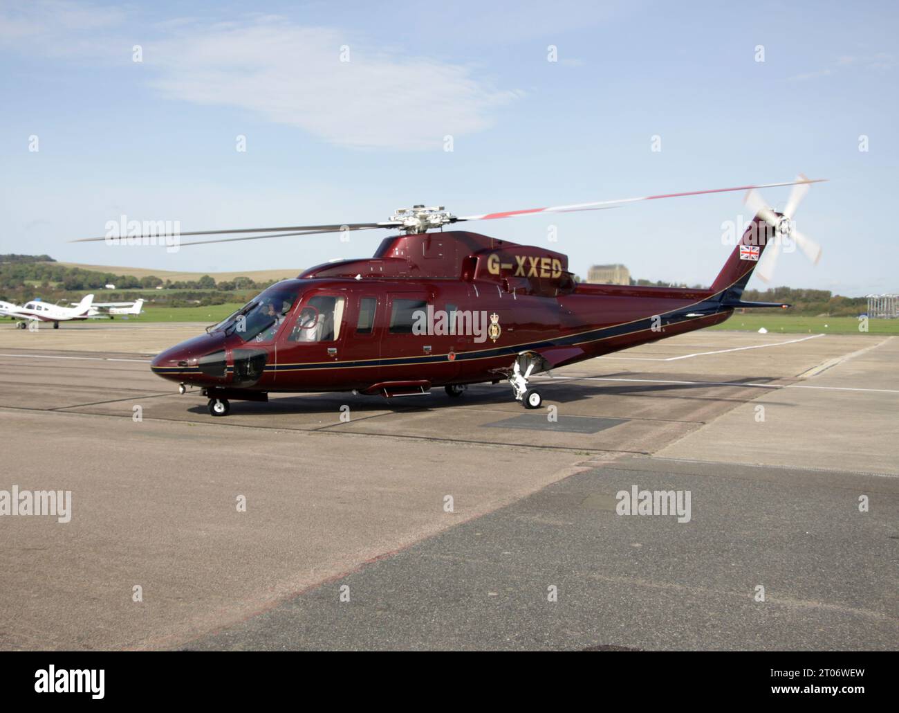 A Sikorsky S-76 of the King's Helicopter Flight or Royal Flight at ...