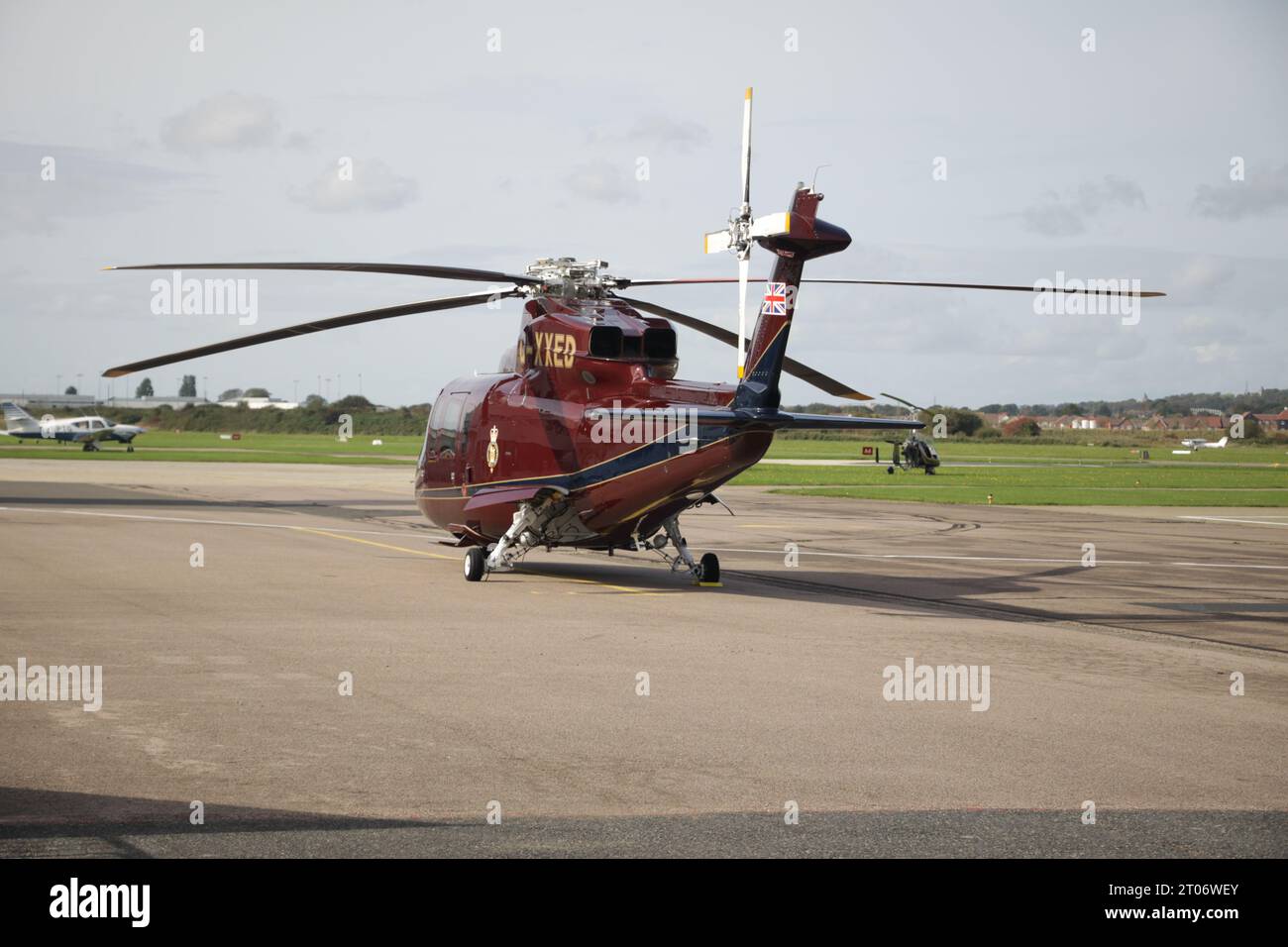 A Sikorsky S-76 of the King's Helicopter Flight or Royal Flight at ...