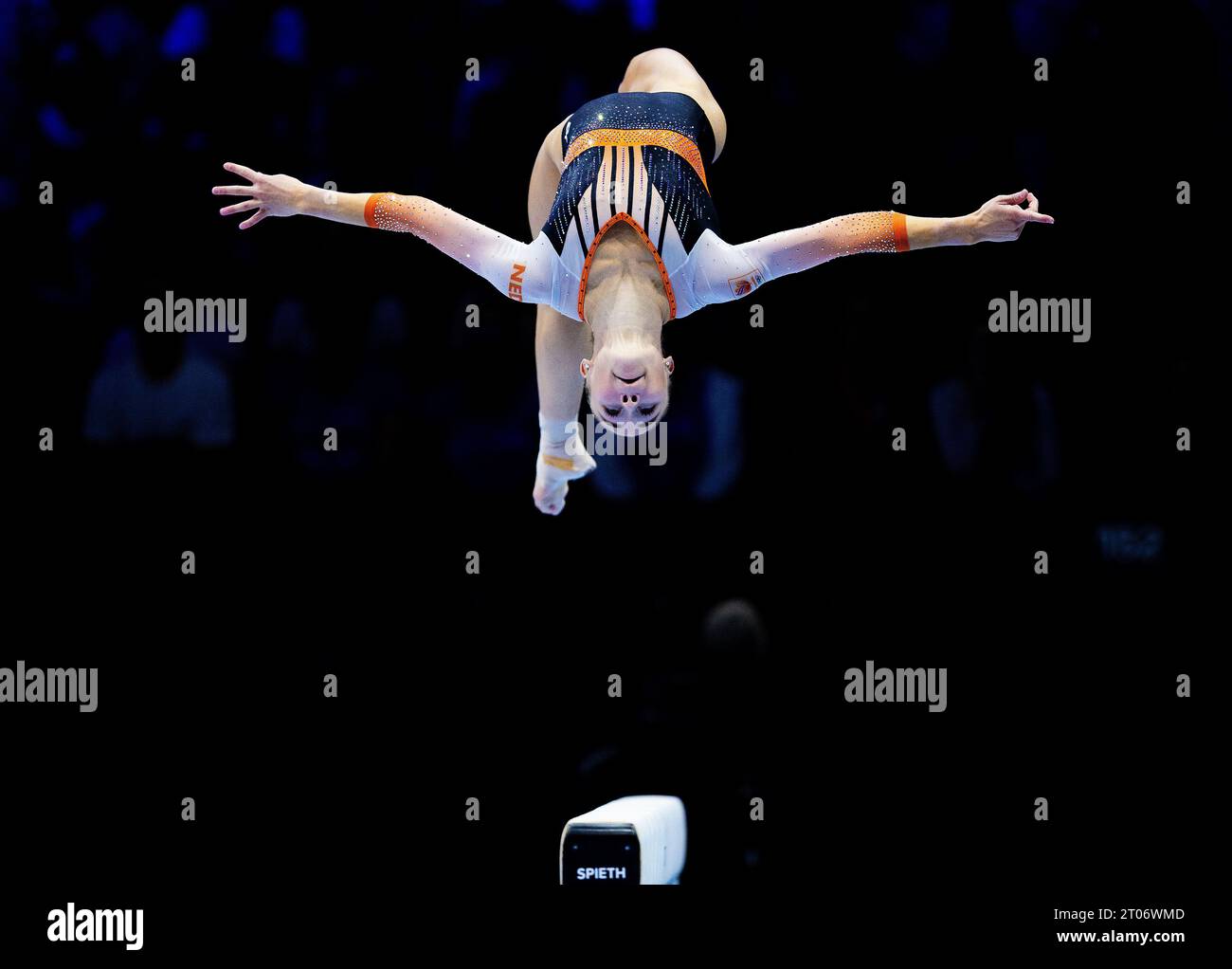 ANTWERP - Gymnast Eythora Thorsdottir in action during the team final ...