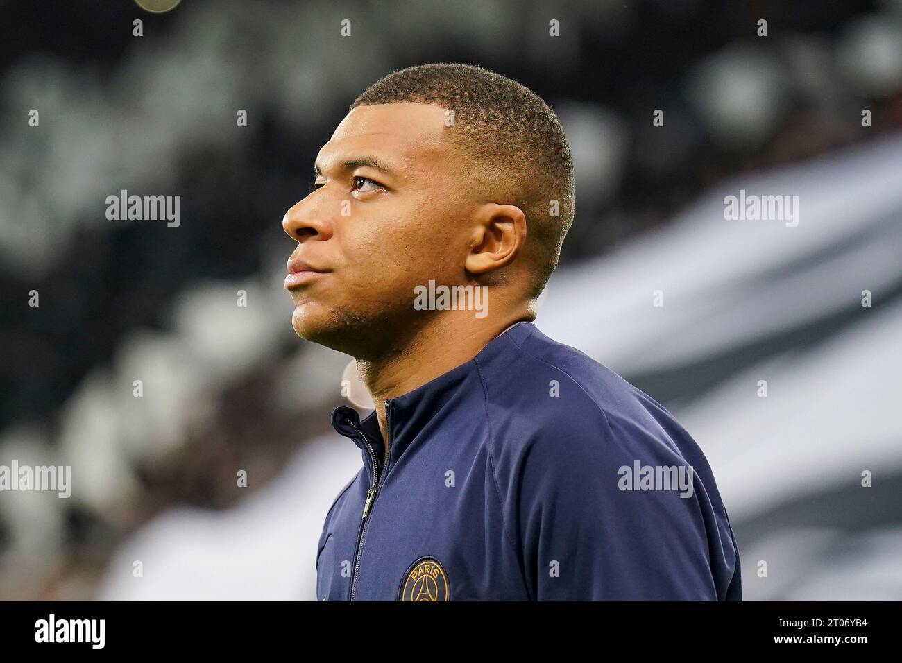 Newcastle, UK. 04th Oct, 2023. Paris Saint-Germain forward Kylian ...