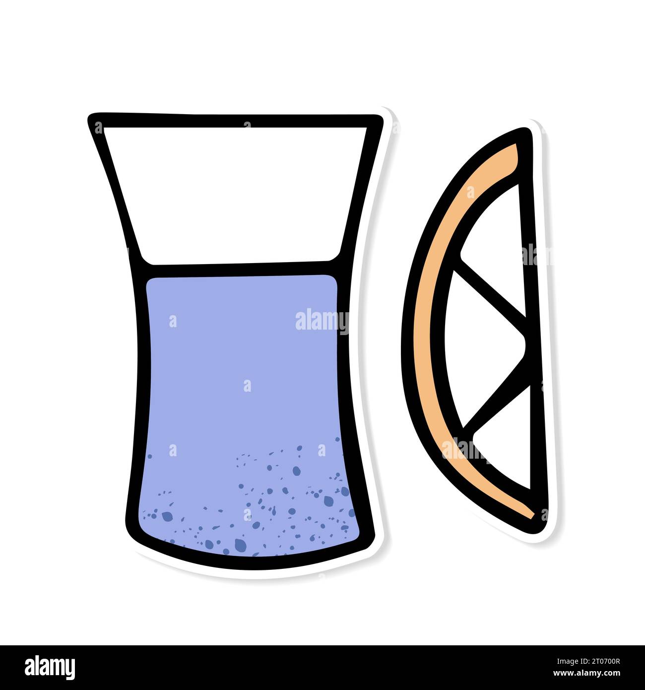 Sticker glass of tequila isolated vector Stock Vector Image & Art - Alamy