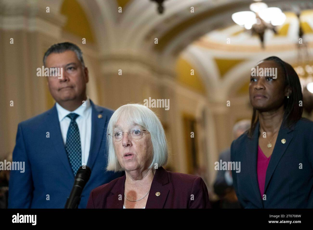 Washington, United States. 04th Oct, 2023. Sen. Alex Padilla, D-CA, and ...