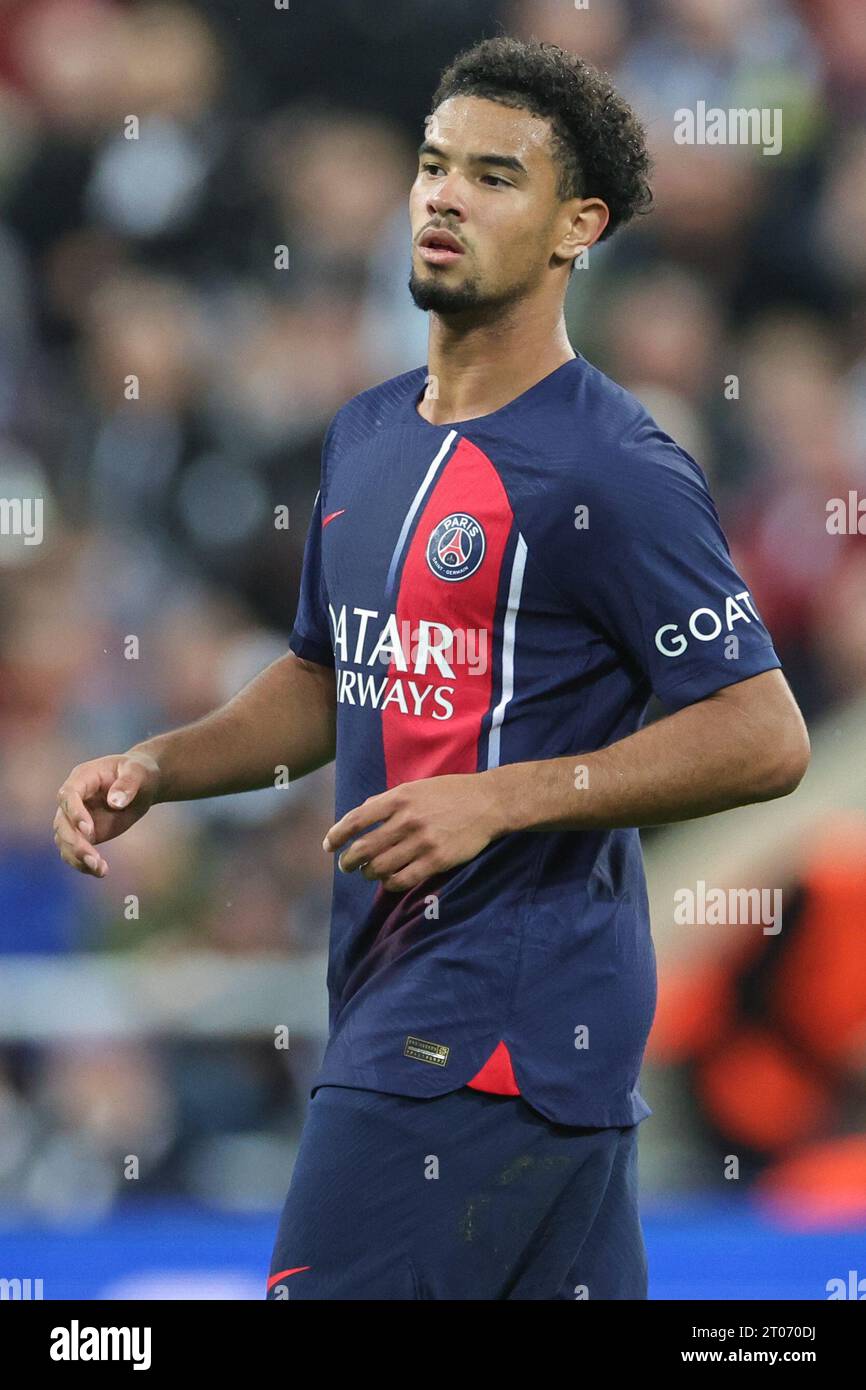 Warren Zaire-Emery #33 of Paris Saint-Germain during the UEFA Champions ...