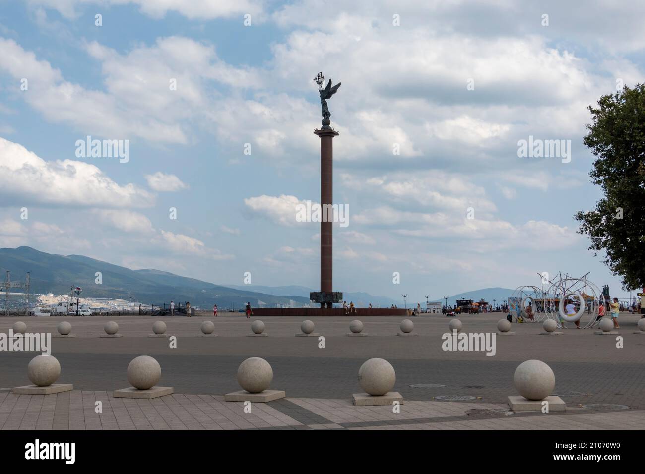 Novorossiysk, Russia - 18 August 2023 Column Sea Glory of Russia on ...