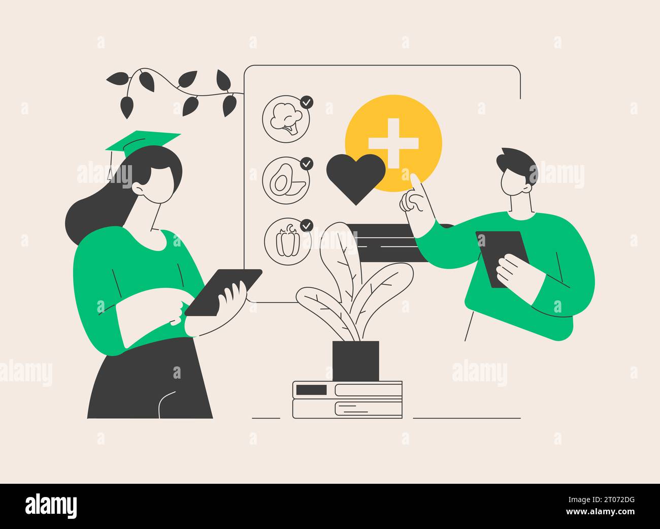 Health and nutrition workshop abstract concept vector illustration ...