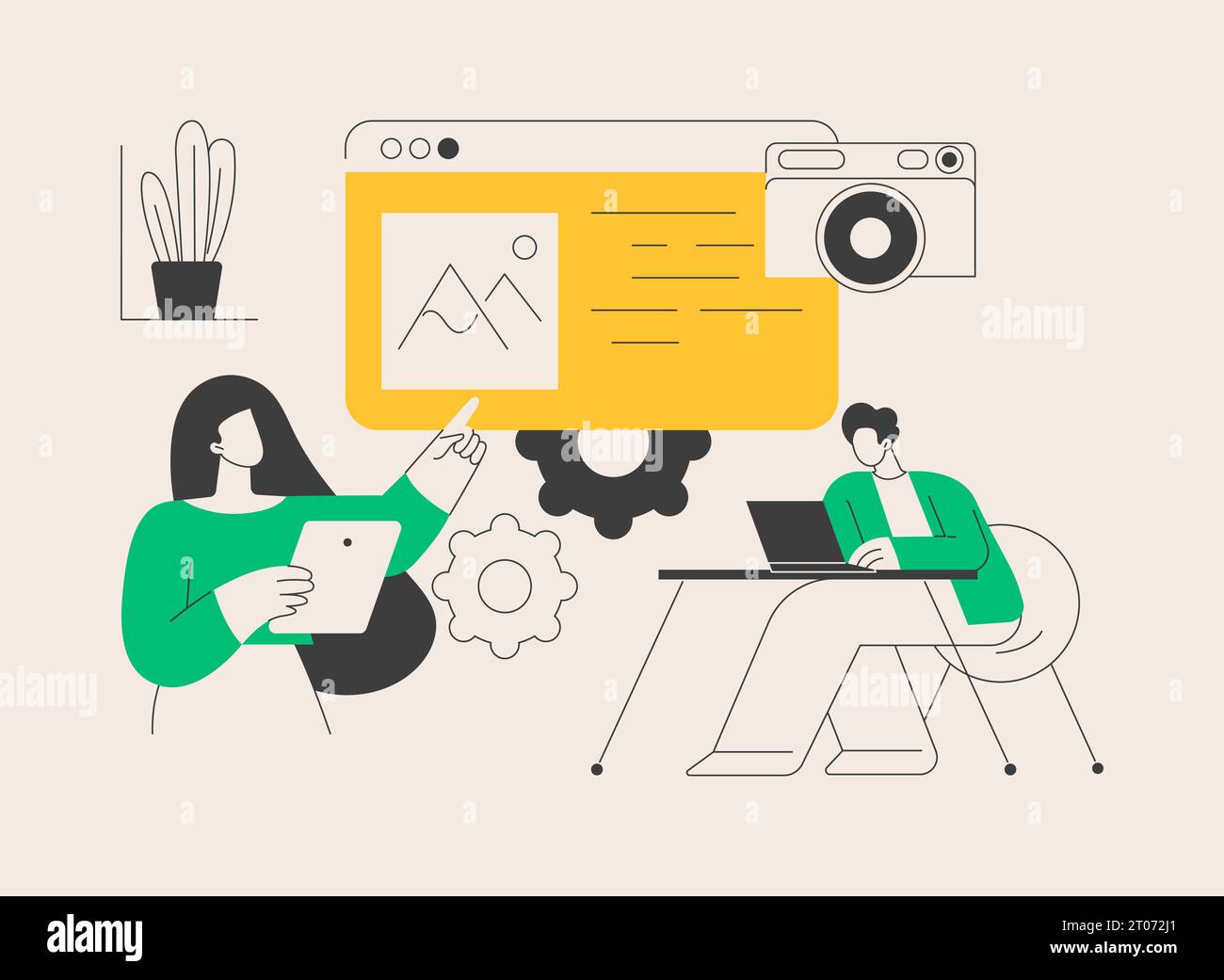 Photography workshop abstract concept vector illustration Stock Vector ...