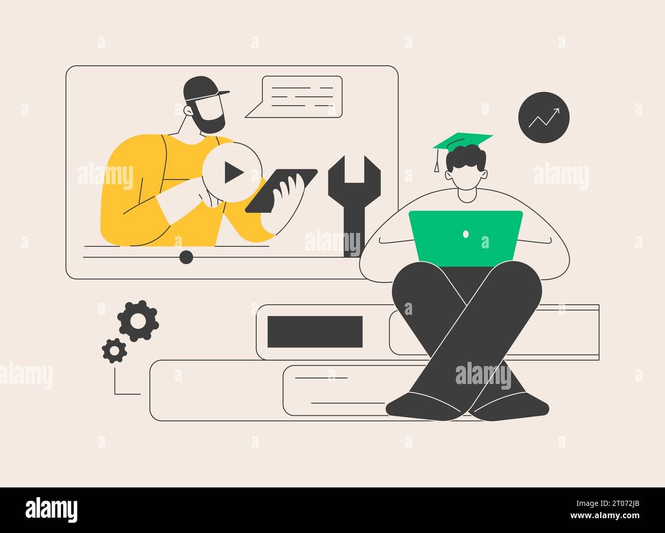 Vocational education abstract concept vector illustration Stock Vector ...