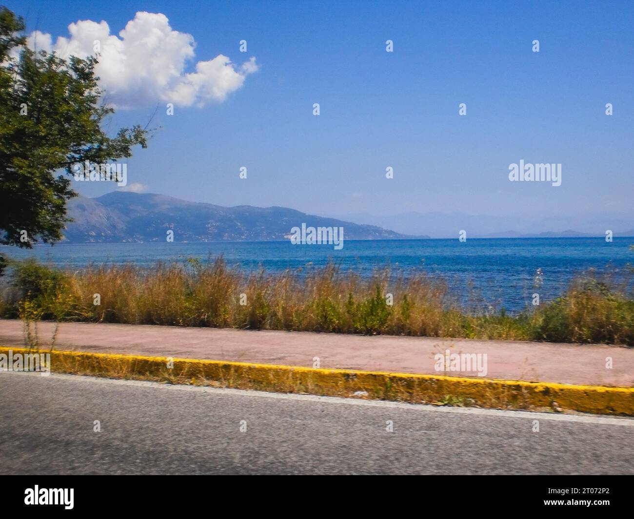 Corfu island in Greece is a beautiful summer destination Stock Photo ...
