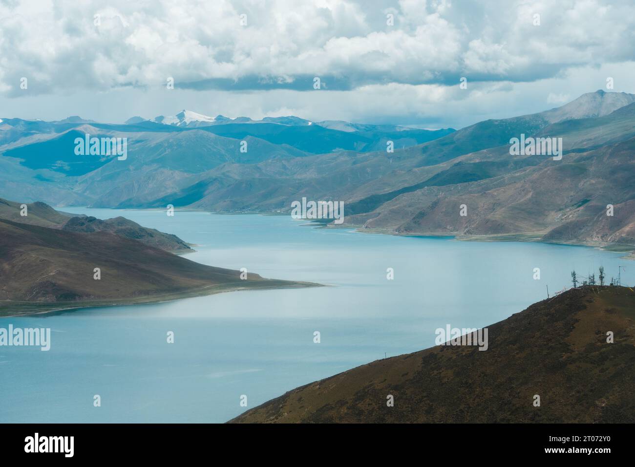 Tibet Yamdrok Lake Stock Photo - Alamy