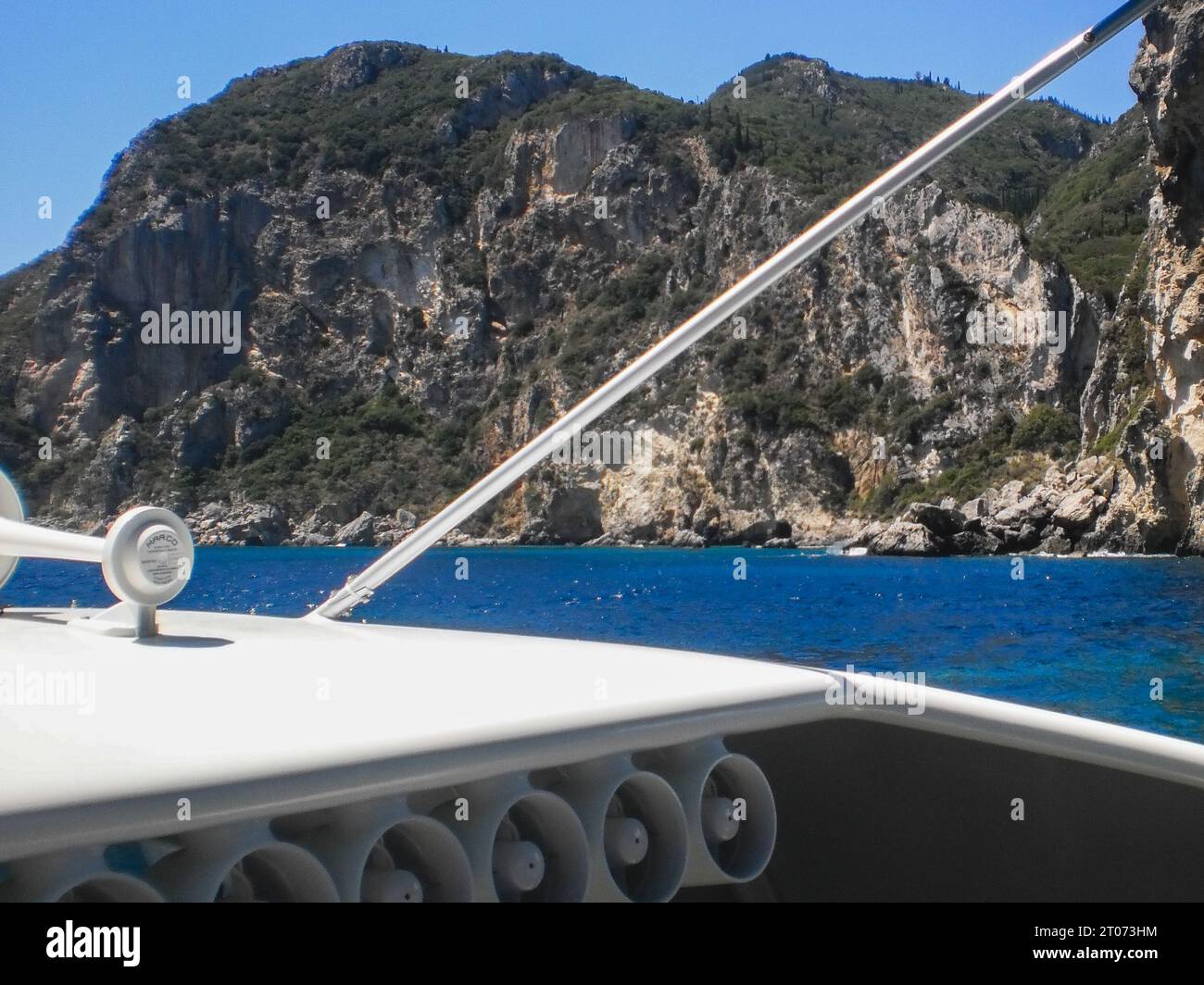 Corfu island in Greece is a beautiful summer destination Stock Photo ...